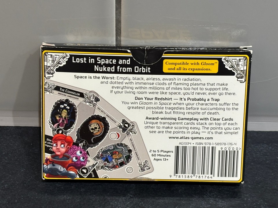 Gloom in Space Card Game by Keith Baker - The Game of Black Holes ...