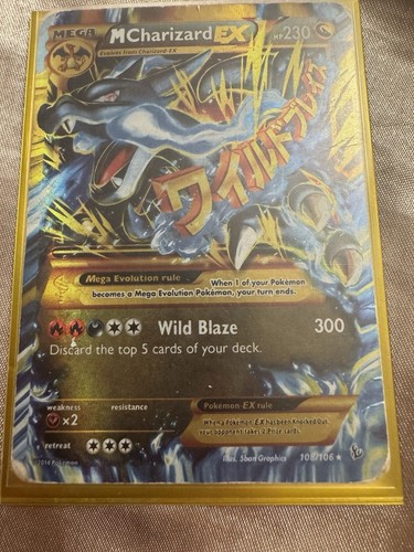 M Charizard EX (X) (Secret) 108/106 Flashfire Holo | eBay