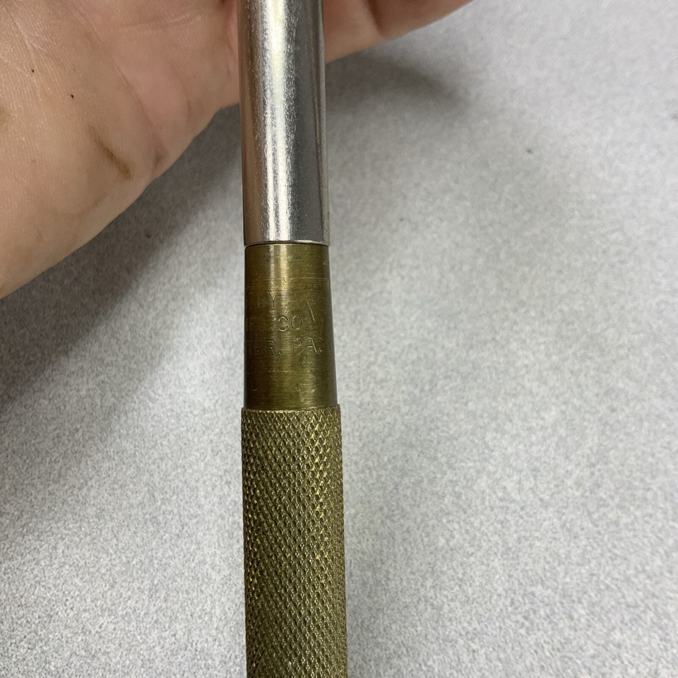 Vintage Gam Mfg 7 Oz Claw Hammer With Brass Nesting Slotted Screwdriver ...