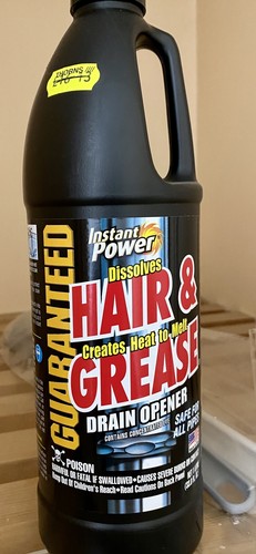 Scotch Corporation Instant Power Hair and Grease Drain Opener - 1 Litre ...