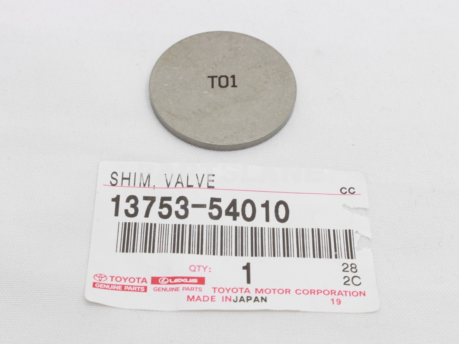 1375354010 Genuine Toyota Shim Valve Adjusting 13753-54010 for sale ...
