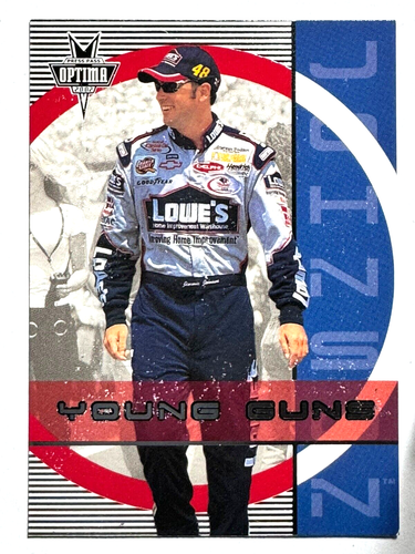 ROOKIE CARD HOF'er JIMMIE JOHNSON 2002 Press Pass Optima YOUNG GUNS ...