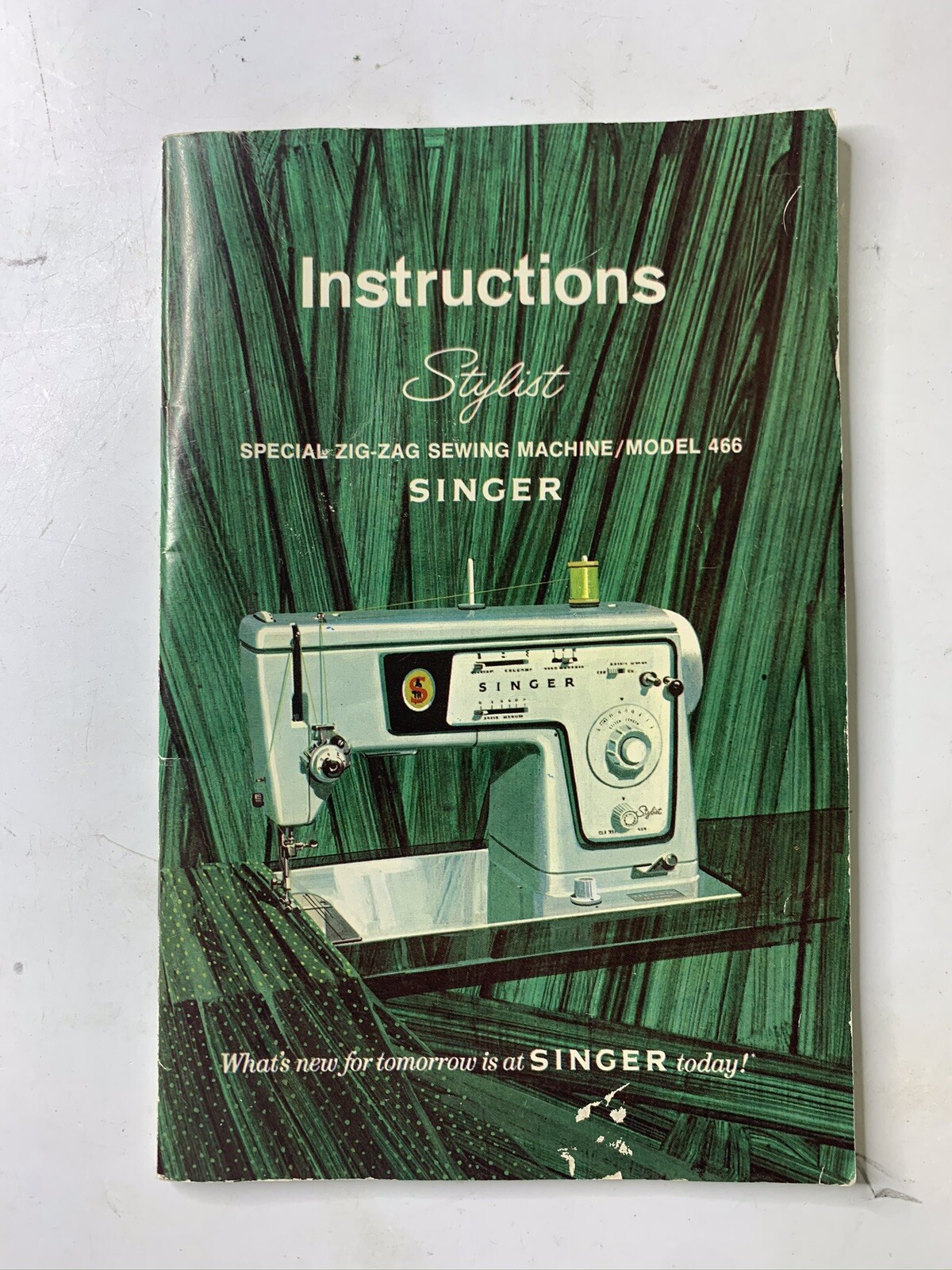 Singer 466 Sewing Machine/Embroidery/Serger Owners Manual Original ...