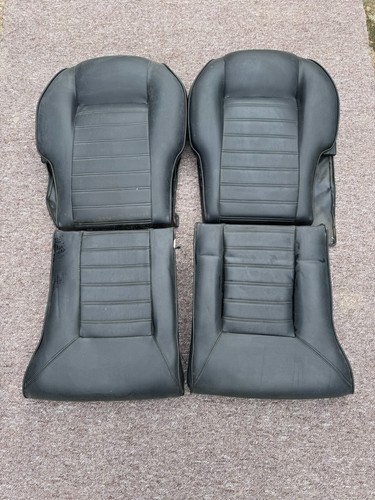 Reliant Scimitar rear seat set black leather | eBay UK