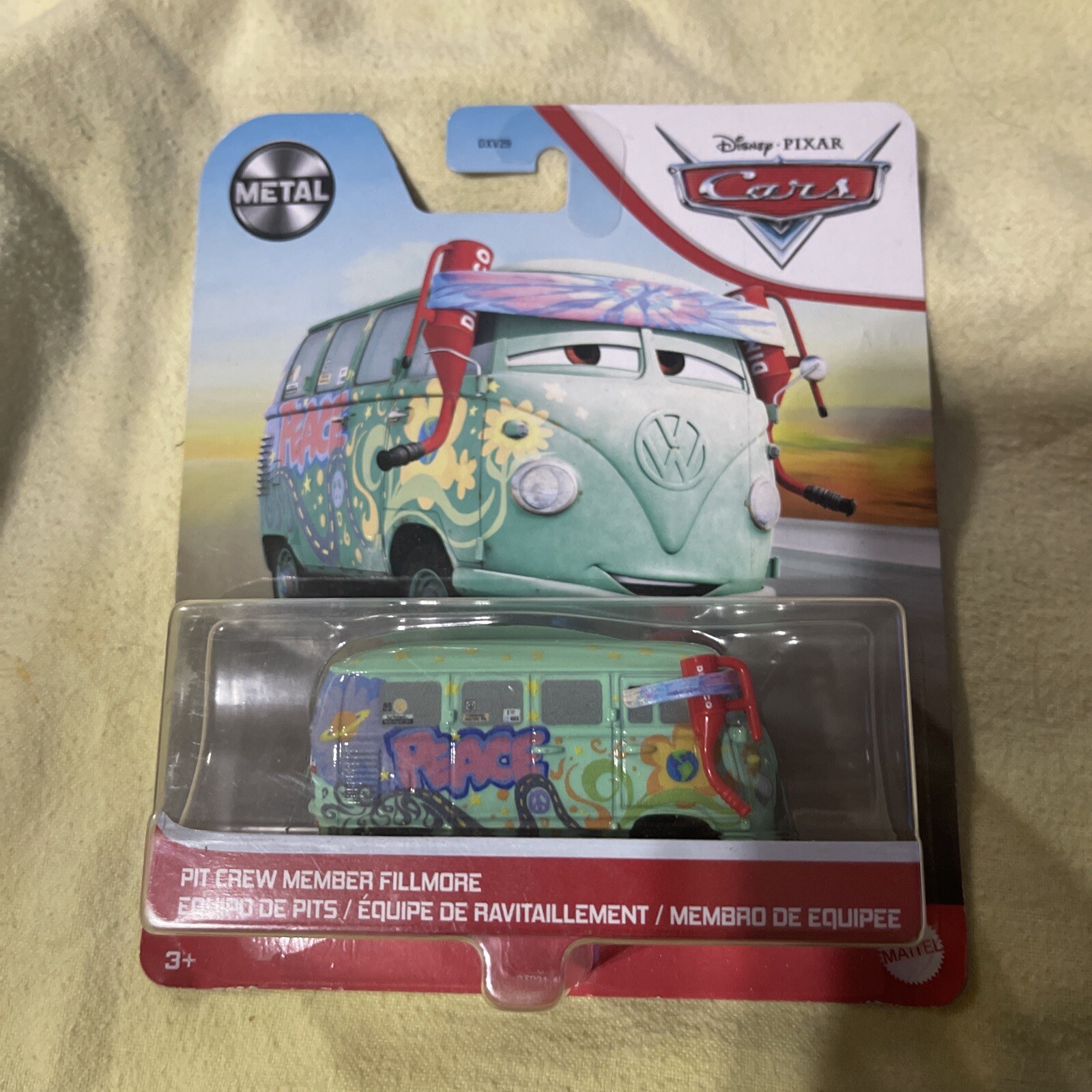 Disney Pixar Cars Pit Crew Member FILLMORE Metal Series Diecast 2021 1: ...