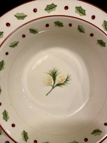 Merry Brite Christmas Dishes Place Setting: Dinner Plate, Salad Plate ...