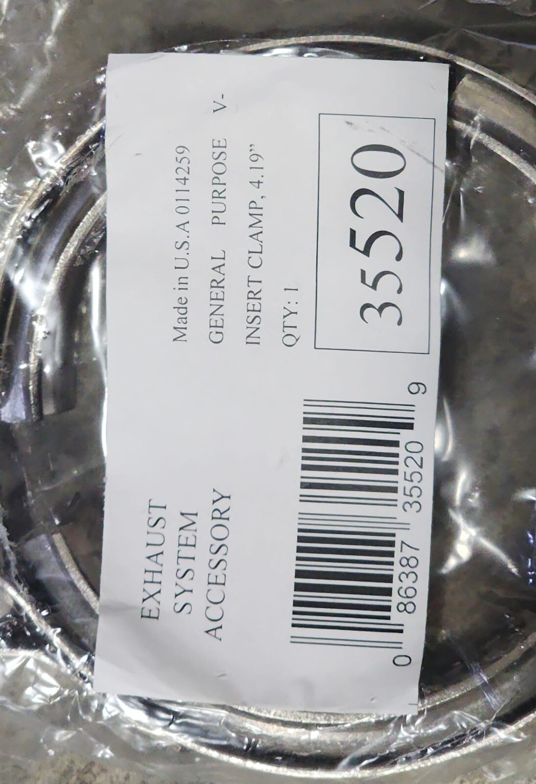 Walker Exhaust System Accessory GENERAL PURPOSE V-INSERT CLAMP 4.19 ...