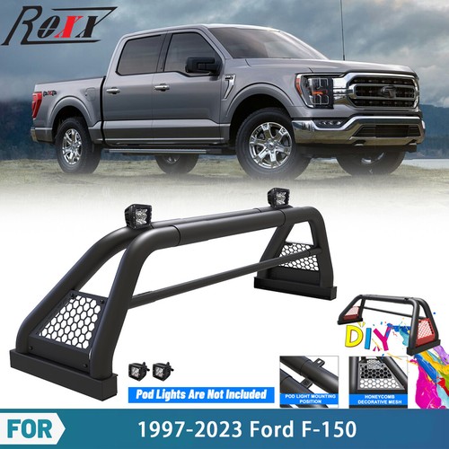 Sport Bar Truck Bed Chase Rack Roll Bar Fit 1997 1998-2023 Ford F-150 ...