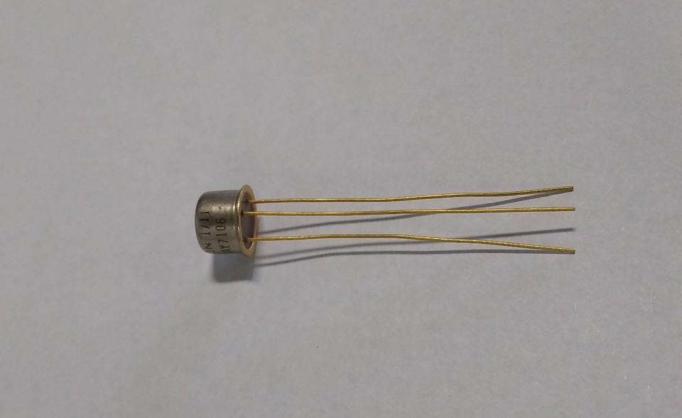 RAYTHEON 2N1711 STANDARD TOP-HAT TRANSISTOR GOLD LEADS | eBay