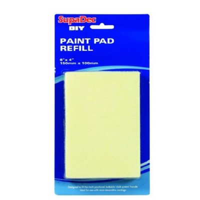 SupaDec DIY Paint Pad Refill Painting Decorating Sponge 6 x 4" | eBay UK