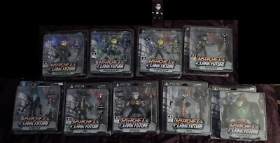 Ratchet & Clank: Complete Action figure Set (Unopened) + Secret Agent ...