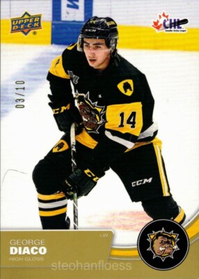 2021-22 Upper Deck CHL High Gloss #123 George Diaco 03/10 | eBay