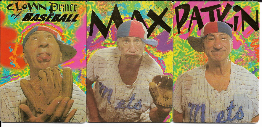 1995 Action Packed Max Patkin The Clown Prince of Baseball 3 Card Lot ...