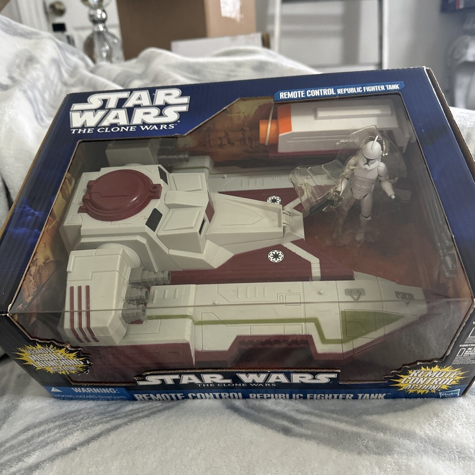 Star Wars The Clone Wars Remote Control Republic Fighter Tank Vehicle ...