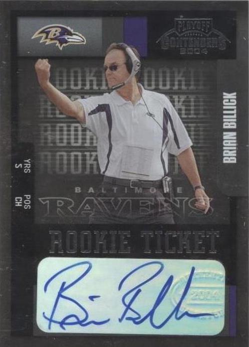 2004 Playoff Contenders - Rookie Brian Billick #197 /585 (AU, RC) for ...