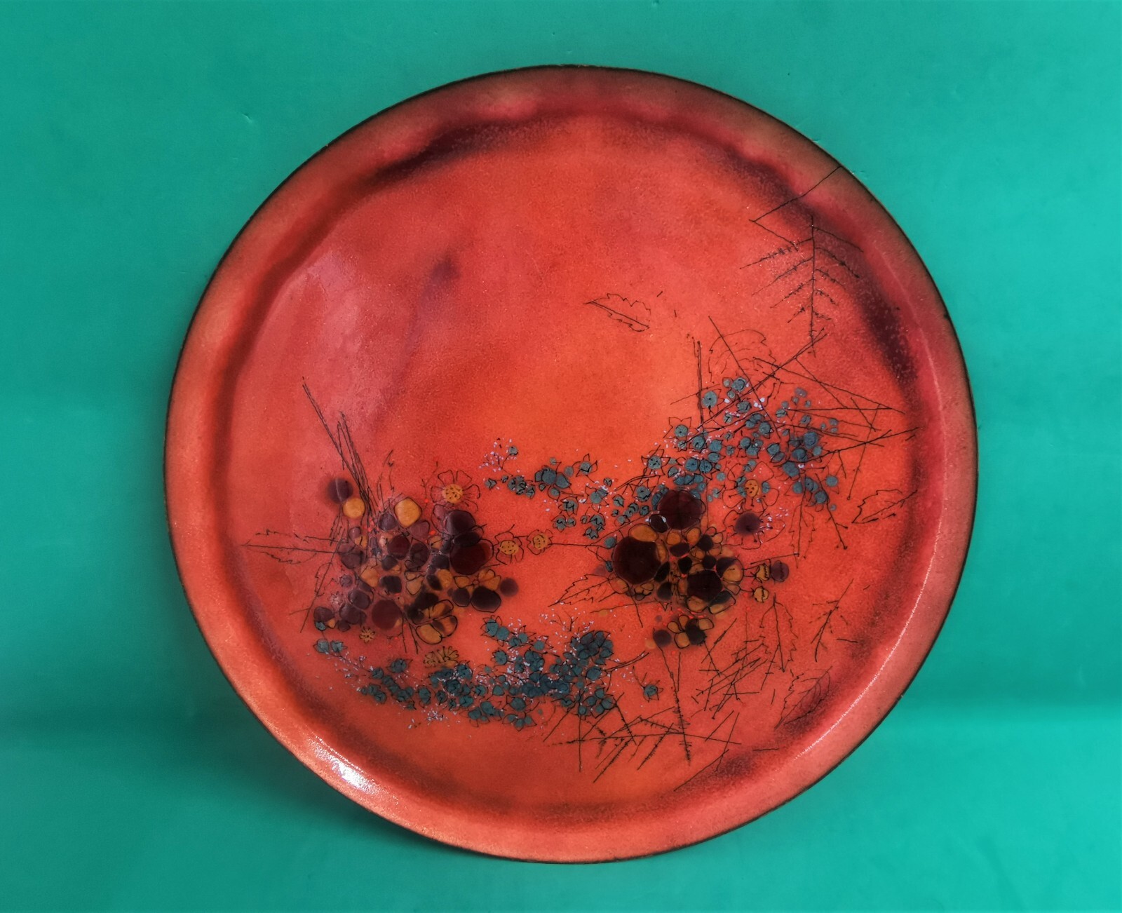 Rare Curtis Jere Artisan House Matisse Renoir Mid Century Copper Enamel ...