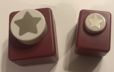 Emagination Crafts Lot Large Small Star 2 Paper Punch Crafts ...