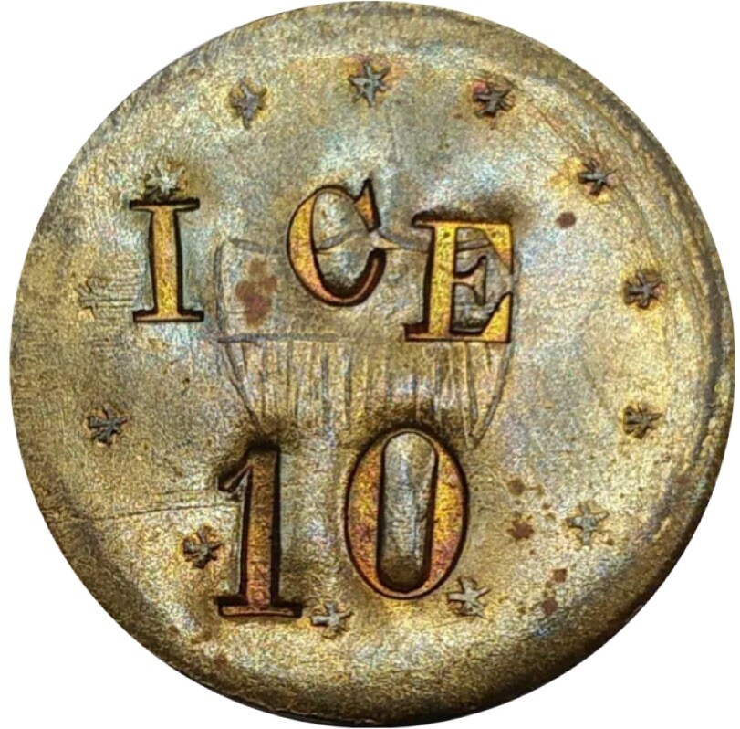 (1836) Baltimore MD 8Jb (R-8) Sailing Ship Merchant Token | eBay