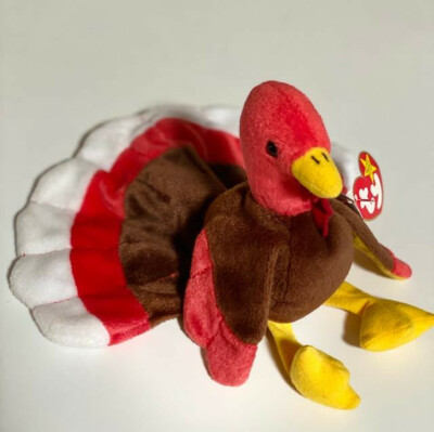 Ty ORIGINAL Gobbles the Turkey Beanie Baby 1996 Rare! | eBay