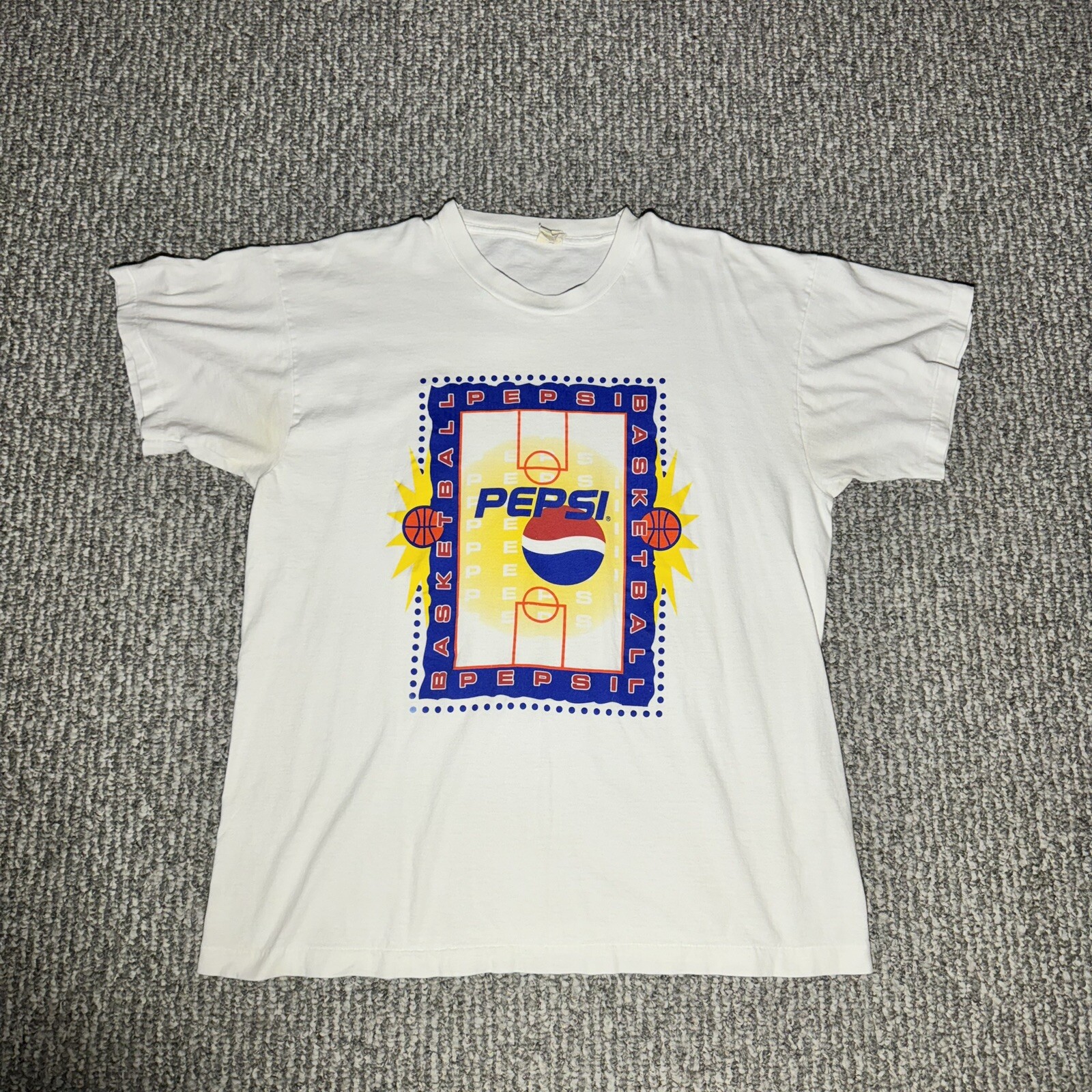 Vintage Screen Stars Pepsi Cola Basketball Single Sti… - Gem