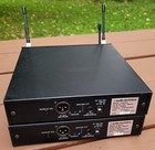 Lot of 2 - AUDIO TECHNICA ATW-R14 UHF DIVERSITY RECEIVER - w/Antennas ...
