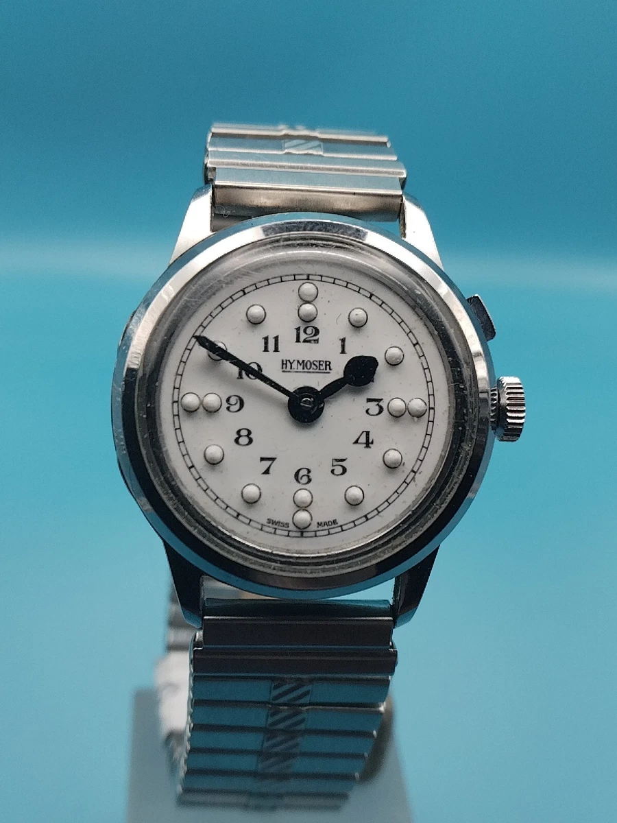 SMITHS EARLY BRAILLE HALF HUNTER WRISTWATCH 1960'S, 49% OFF