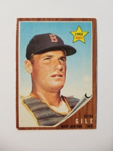 DON GILE 1962 TOPPS BASEBALL CARD #244 BOSTON RED SOX | eBay