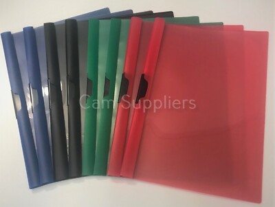 A4 Clip Bar Slide Binder Clear Bound File Presentation Folders Bar ...