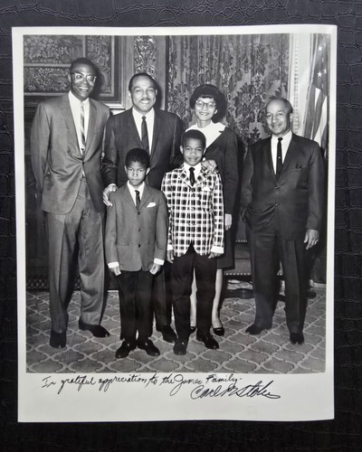1968 Cleveland Mayor Carl Stokes Signed Black History Photo Original ...