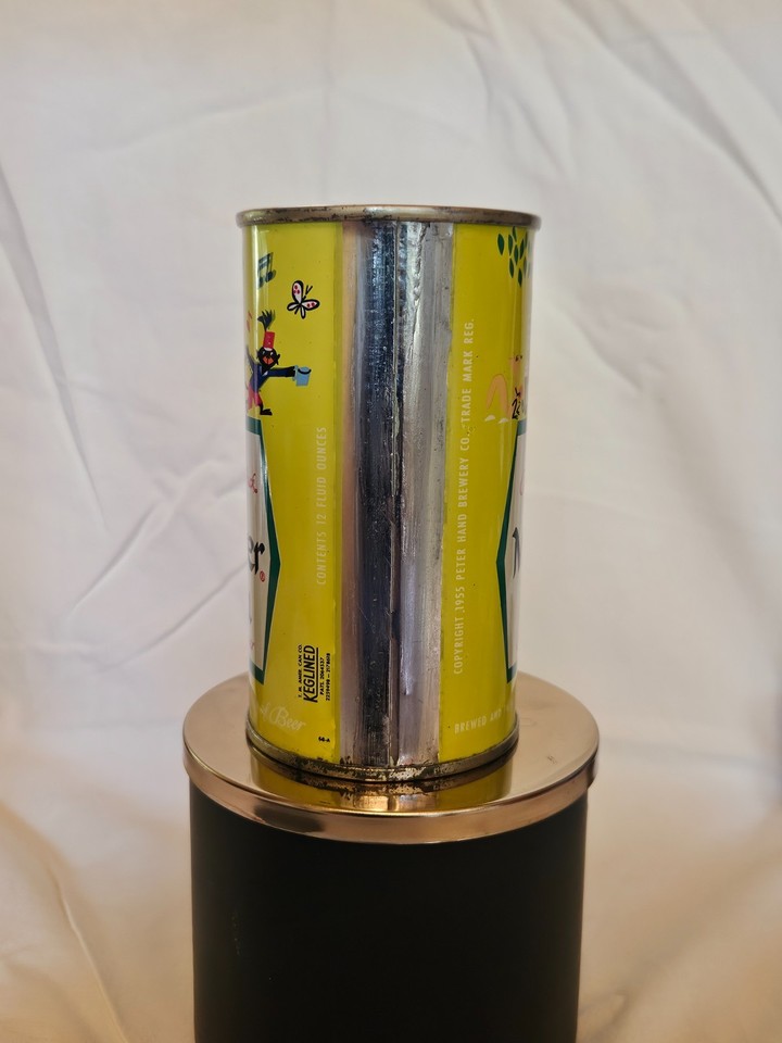 MINTY MEISTER BRAU Pilsner Beer 1955 FIESTA PACK Flat Top Can Peter ...