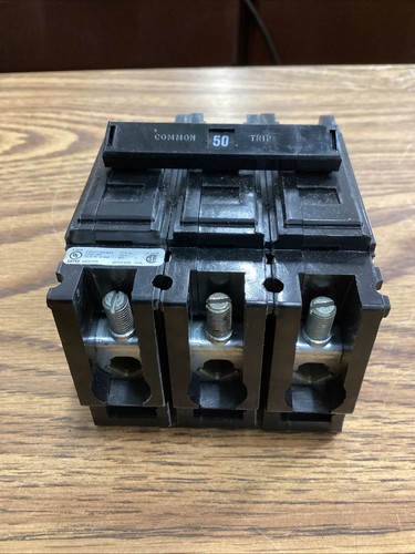 QC3050H Eaton 50 Amp 3 Pole Quicklag C 120/240VAC Cutler Hammer ...