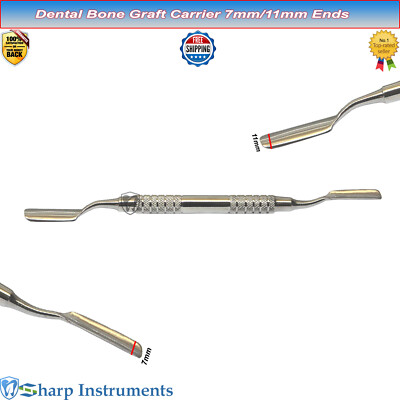 Bone Graft Carrier 7mm/11mm Double Ended Dental Implant Instruments | eBay