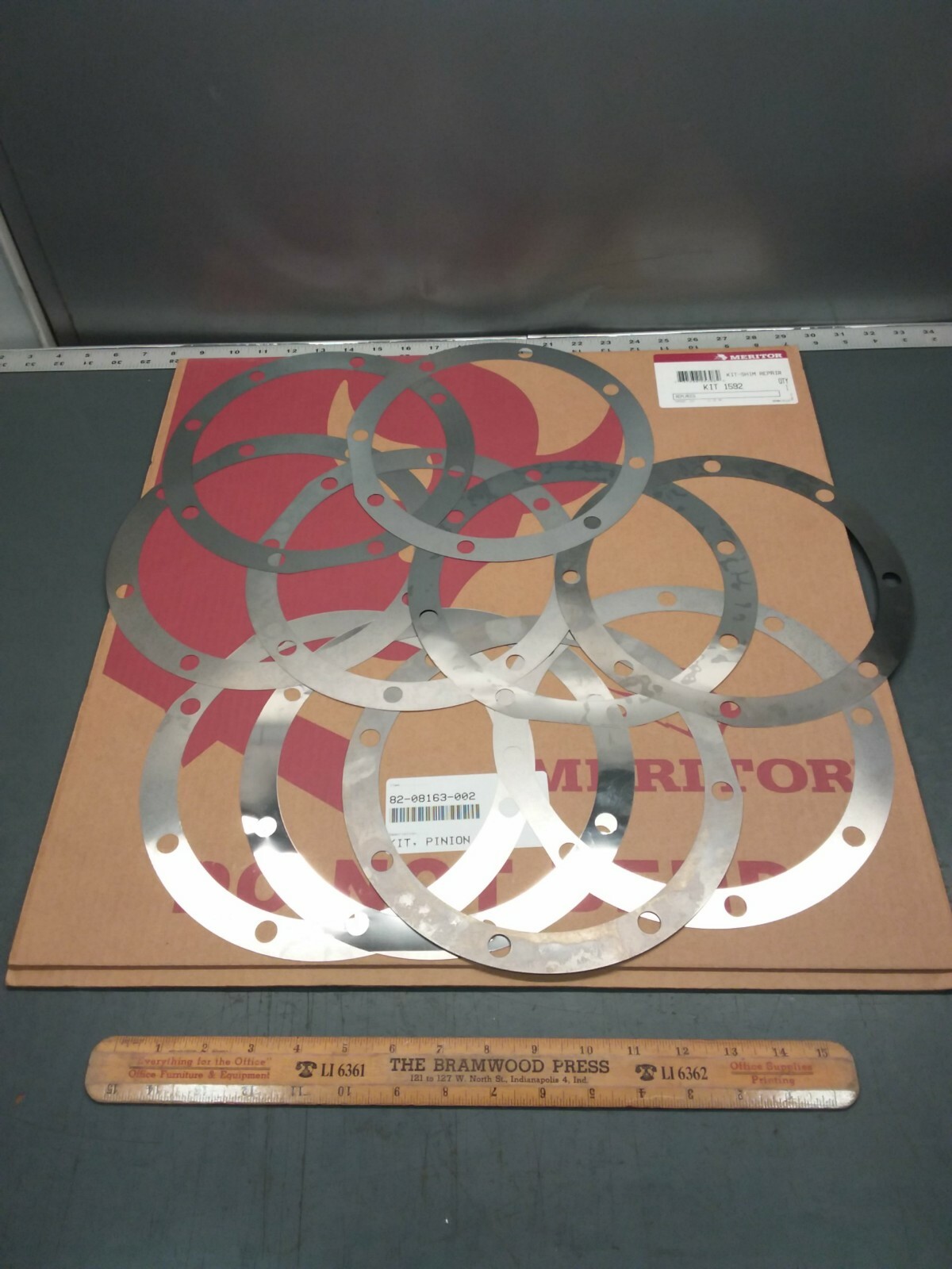 Genuine Meritor KIT 1592 Shim Repair Kit Pinion | KIT1592 | Arvin ...