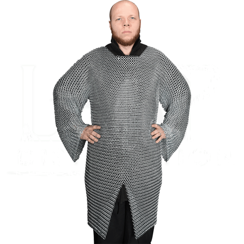 Armure médiévale Crusader Knight Butted Chainmail Haubert Costumes ...