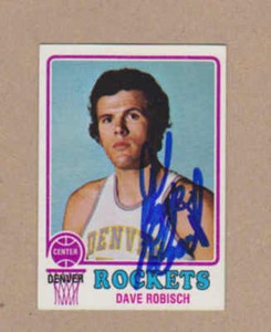 Dave Robisch signed 1973-74 Topps card# 199-Denver Rockets | eBay