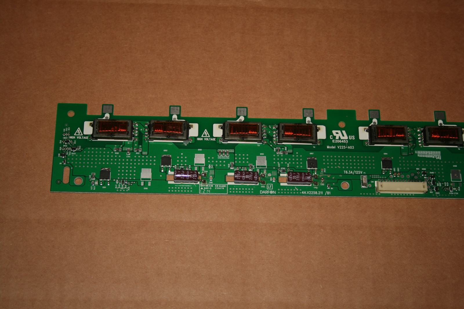 VIZIO E321VL VIORE LC32VH62 & Othr BACK LIGHT INVERTER BOARD #4H.V2258 ...