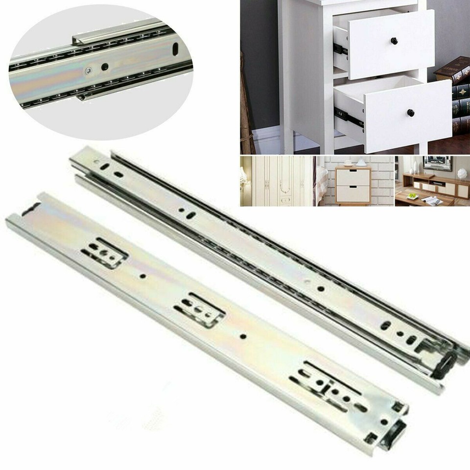 Heavy Duty Drawer Runners Ball Bearing Full Extension Draw Slides Rail ...