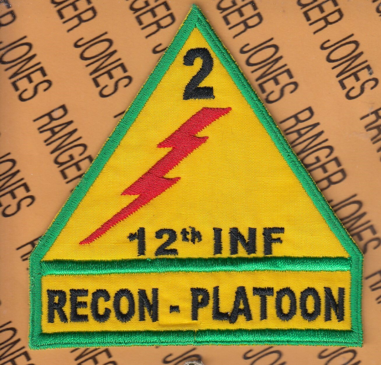 US ARMY 12th infantry Recon Plt 2nd Armored Division Tank Armor 3.5 ...