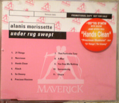 ALANIS MORISSETTE Under Rug Swept ISRAEL ISRAELI PROMO CD | eBay