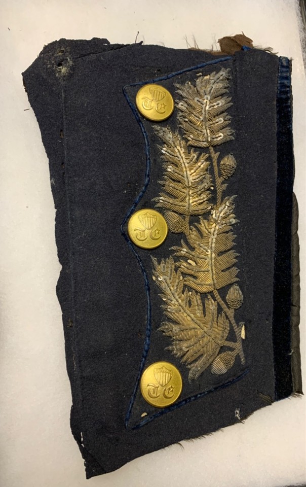 Topographical Engineers Pre Civil War Coat Buttons With Piece Of ...