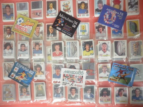 Set Stickers World Cup Panini Replica Mundial 1970 1974 1978 1982 1986 ...