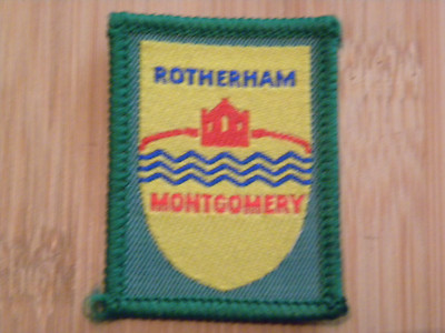 UK Scouting District Badge Rotherham Montgomery | eBay UK