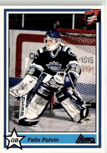 1990-91 7th Inning Sketch QMJHL Felix Potvin Rookie RC Chicoutimi ...
