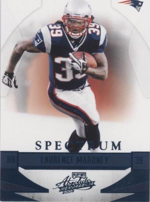 2008 Playoff Absolute Memorabilia - Laurence Maroney #88 Spectrum Blue ...
