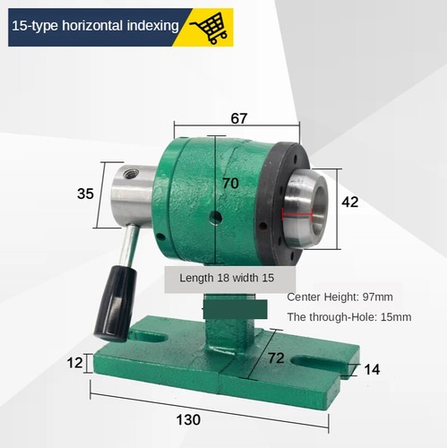 Horizontal Manual Indexing Clamp Table Lathe Chuck Holder Manual ...