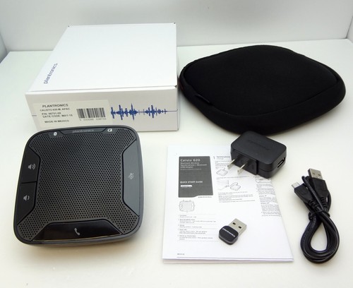 Plantronics Calisto P620-M Wireless Speakerphone w/ Carry Case PC/Mac ...