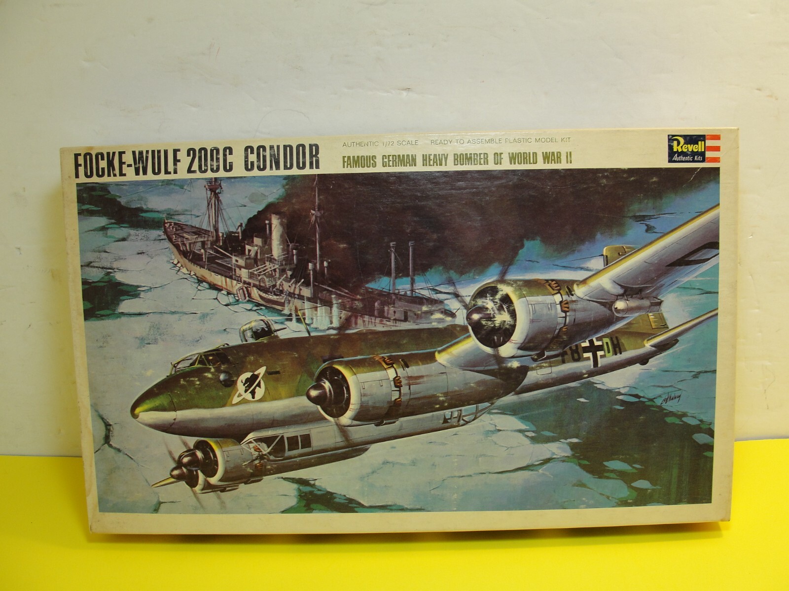 Vintage Focke-Wulf 200C Condor 1:72 Model Kit Revell No. H-204:250 ...