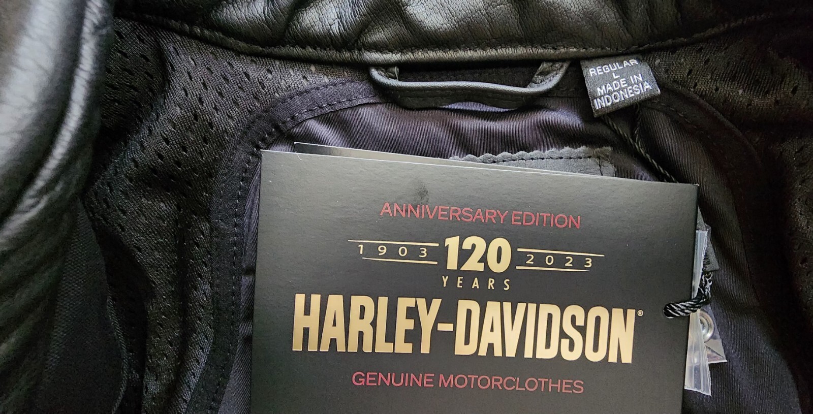 OEM Men's Harley Davidson 120th Anniversary Revelry Leather Jacket ...