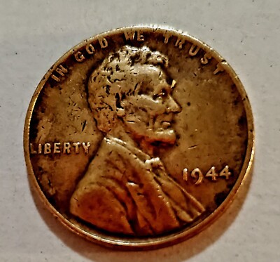 1944 Lincoln Wheat Penny No Mint Mark Double Die and Multiple Rim ...