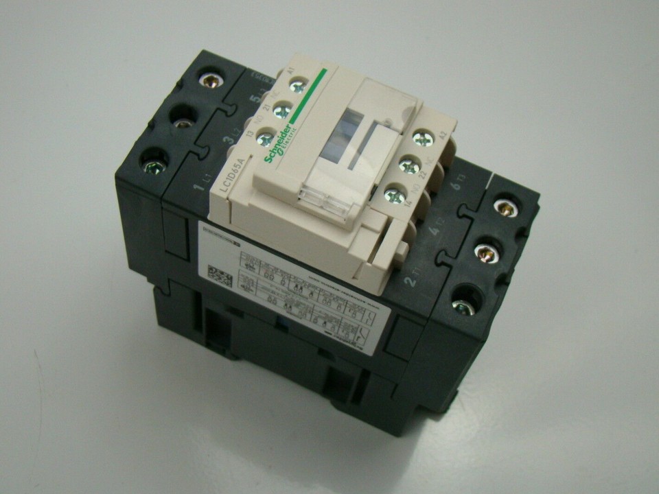 Schneider Electric TeSys D 3P Everlink AC Contactor AC3 65A IEC ...